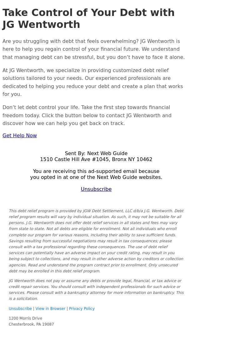 Are you Drowning ($20k+) in Credit Card Debt? - | Emails Nest