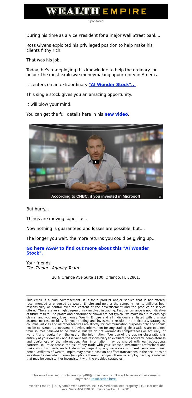 Tiny AI Stock Primed to Skyrocket - Wealth Empire | Emails Nest