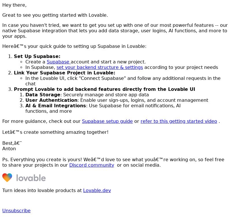 How to: build Full Stack apps with Lovable - Lovable | Emails Nest How to: build Full Stack apps with Lovable - Lovable | Emails Nest