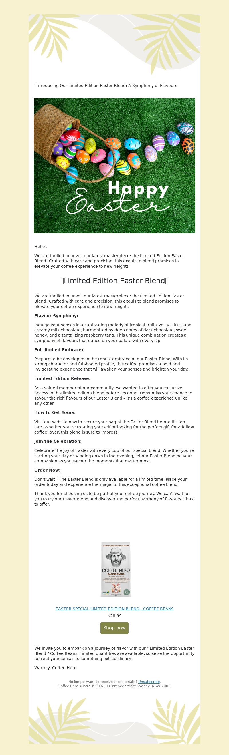 LIMITED TIME REMAINING - Introducing Our Limited Edition | Emails Nest