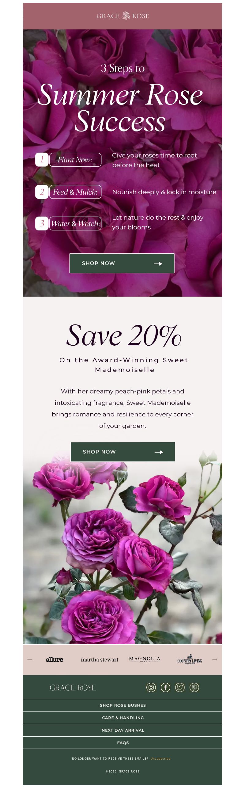 The Easiest Way to a Garden That Wows - Grace Rose Farm | Emails Nest